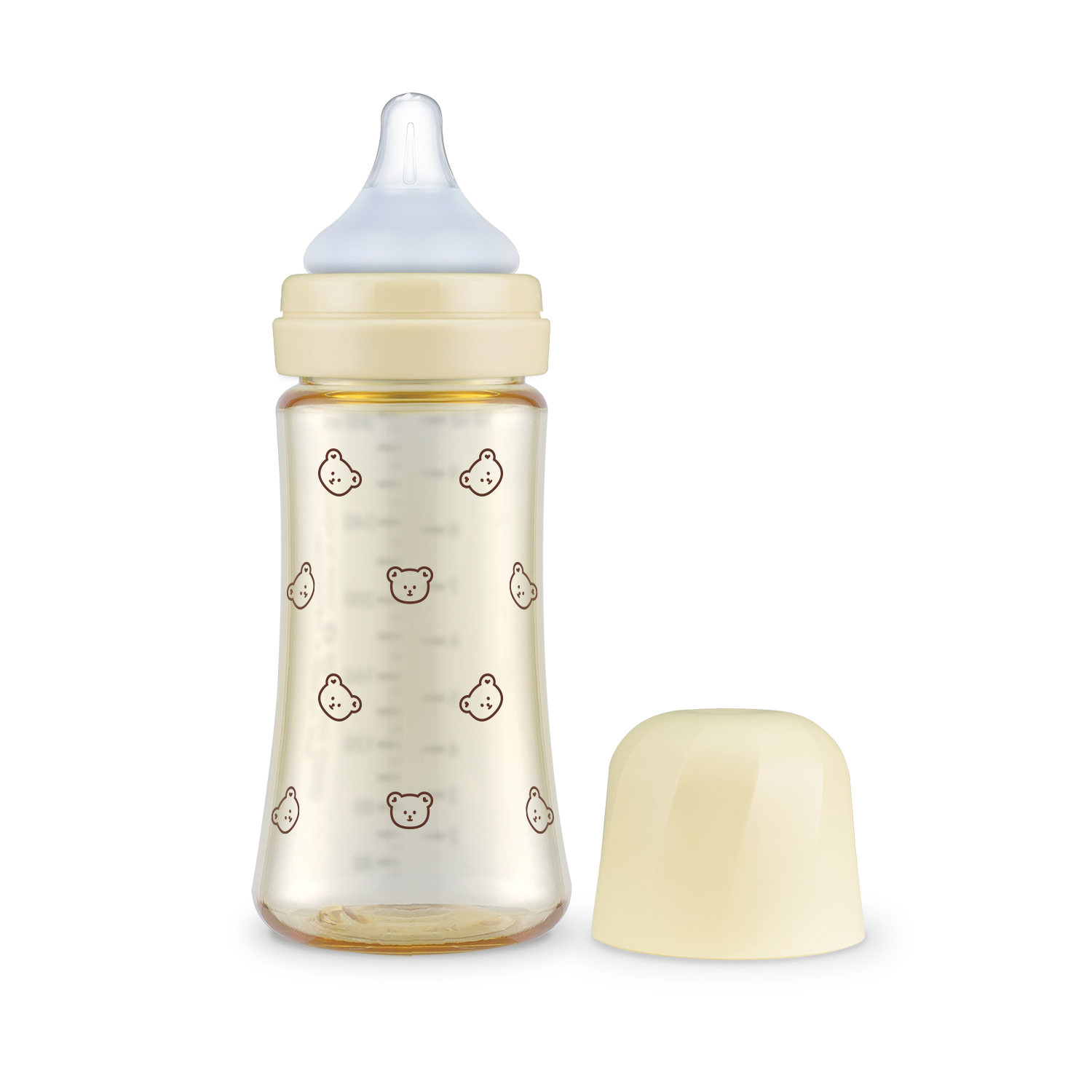 PPSU Feeding Bottle 300ml (with stage 2 teat, Dotgom) - GROSMIMI