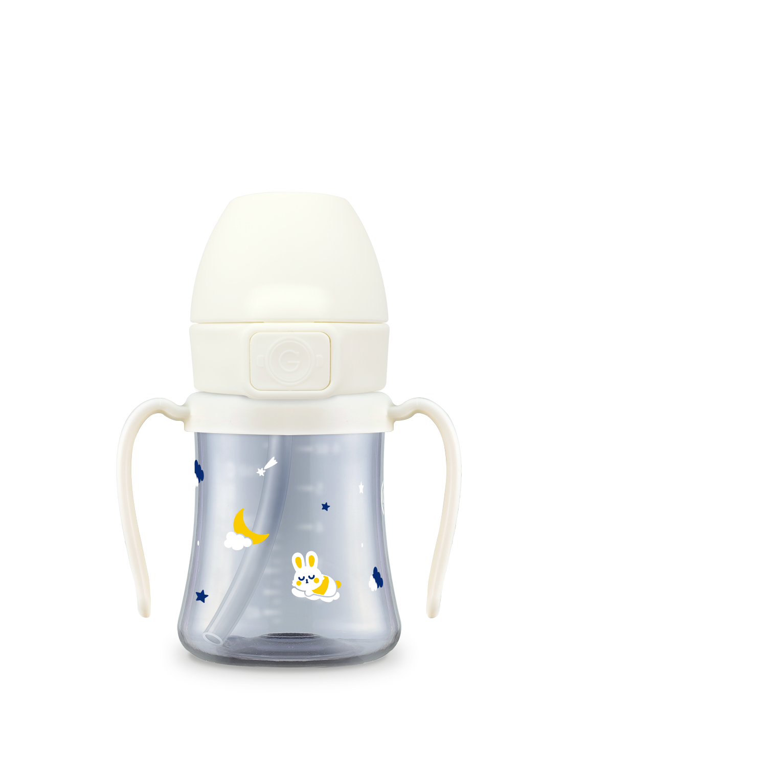 Grosmimi Dark Series PPSU Anti-Leak Straw Cup (200ml) - GROSMIMI